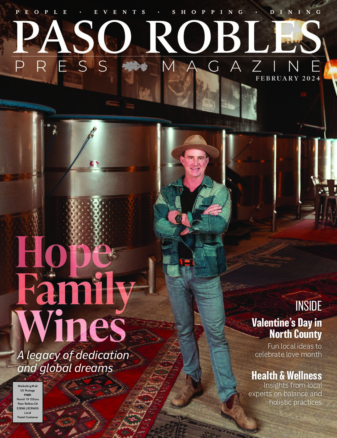 Paso Robles Magazine Showcases Hope Family Wines – Hope Family Wines
